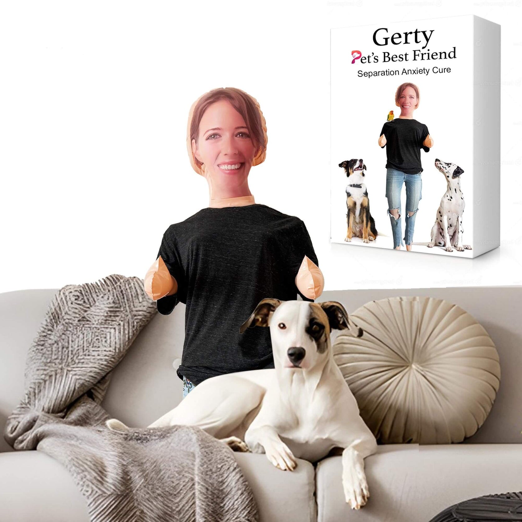 Gerty Pet's Best Friend – Gerty The Emotional Support Doll for Dogs